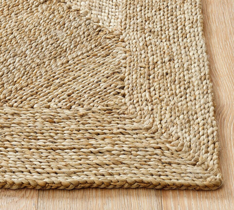 Salvino Diamond Jute Rug